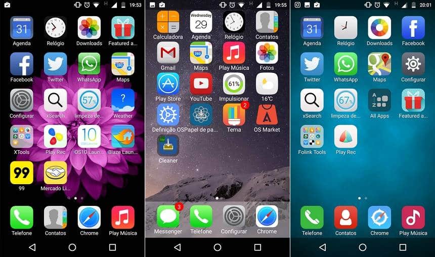 Aplicativos 'transformam' qualquer Android em um iPhone - Olhar Digital