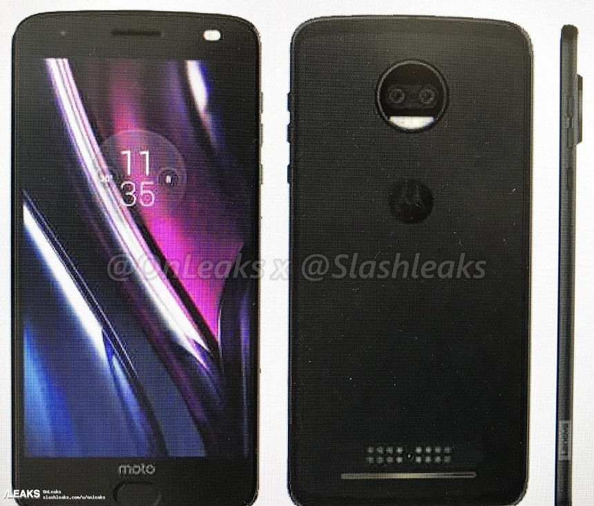Primeira imagem do Moto Z2 mostra câmera dupla na traseira - Olhar Digital