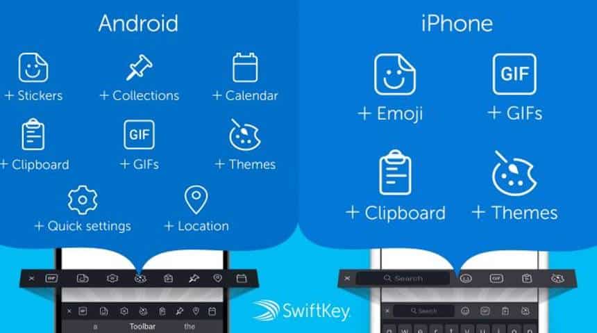 SwiftKey é atualizado com novo design e barra com atalhos para GIFs e ...