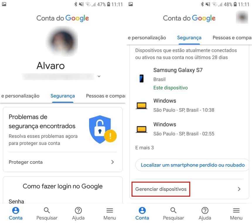 Como remover conta do Google de seu celular Android - Olhar Digital
