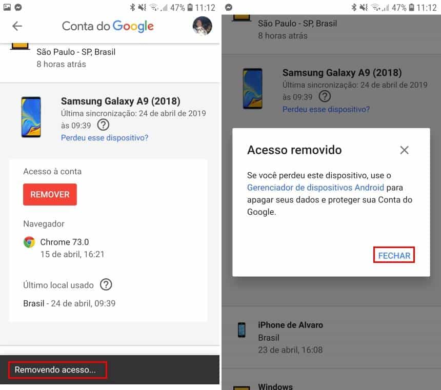 Como remover conta do Google de seu celular Android - Olhar Digital