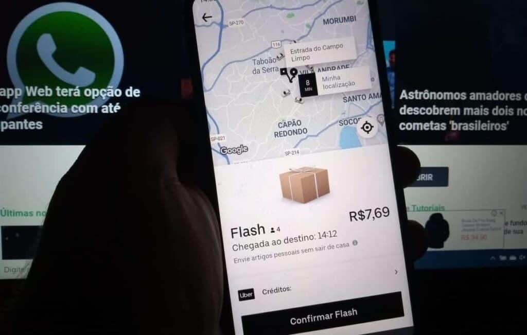 Uber Flash é lançado e permite solicitar viagens para o envio de itens ...