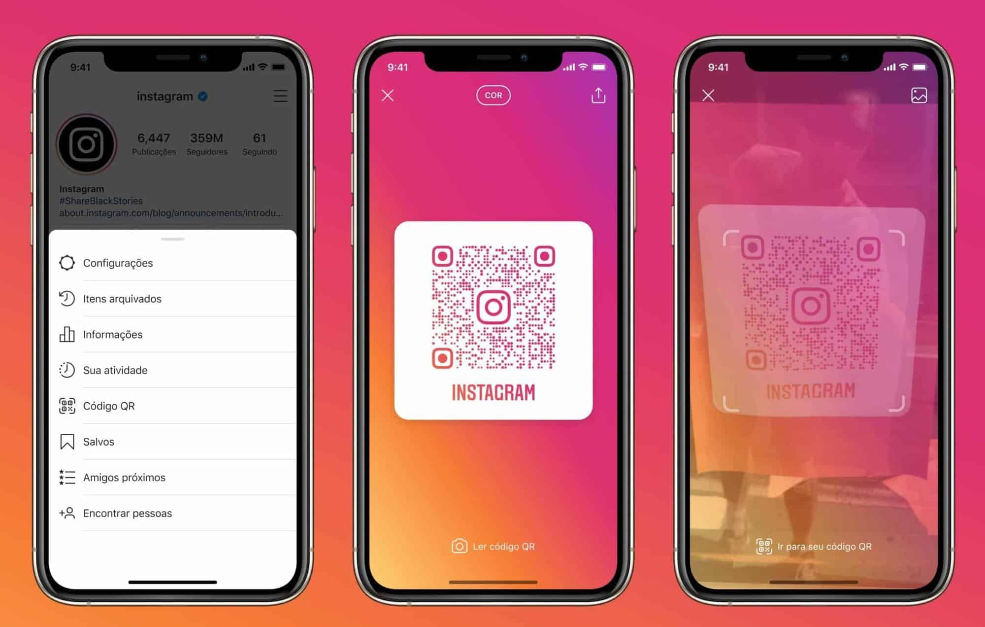 Instagram lança QR Code para facilitar acesso aos perfis - Olhar Digital