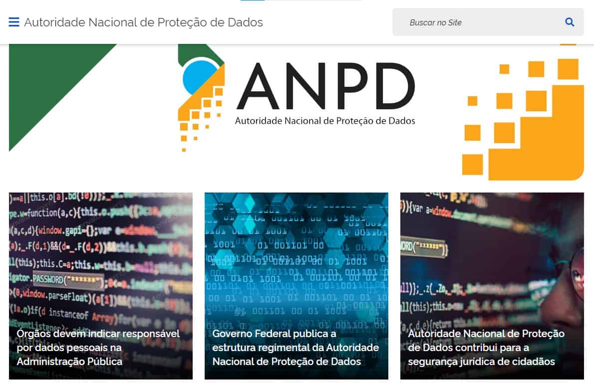 Governo inaugura site institucional da ANPD - Olhar Digital
