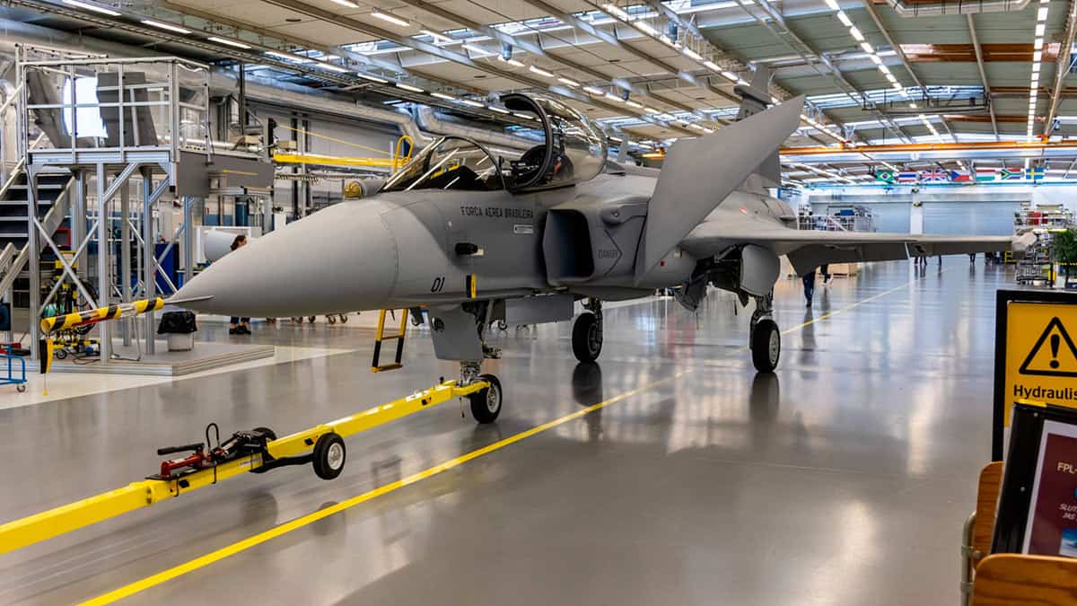 Grupo SAAB realizará entrega de 4 novos caças Gripen E ao Brasil ...