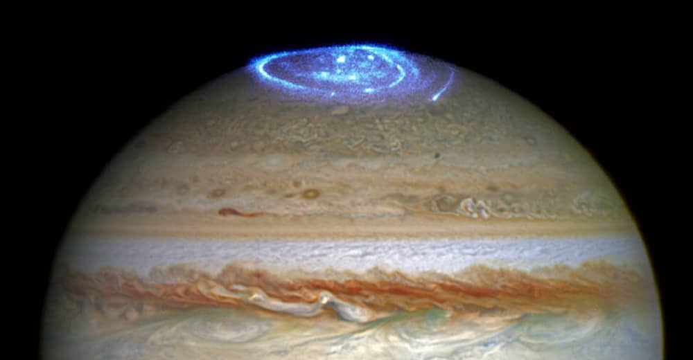 'Cabo de guerra' eletromagnético ilumina a atmosfera de Júpiter