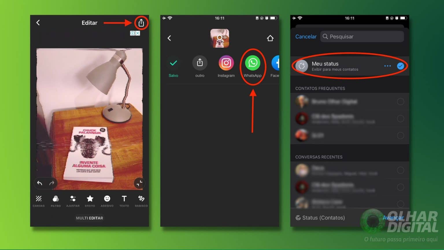Status do WhatsApp embaçado? Veja como melhorar a qualidade - Olhar Digital