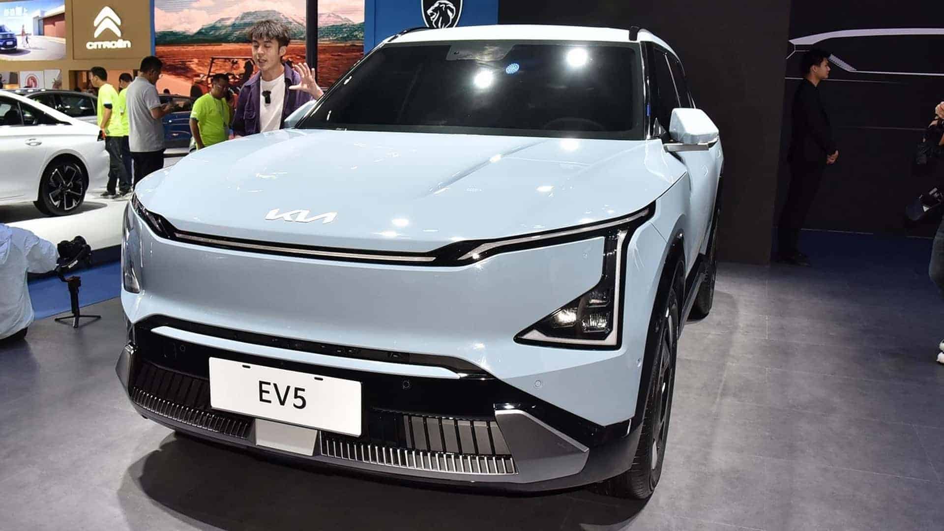 Kia revela design do EV5, elétrico feito para geração Y; veja